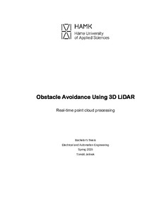 Obstacle Avoidance Using 3D LiDAR - Theseus