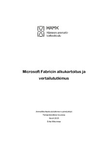 Microsoft Fabricin alkukartoitus ja vertailututkimus - Theseus