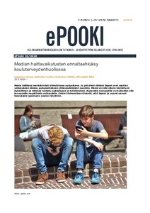 Median haittavaikutusten ennaltaehkäisy kouluterveydenhuollossa - Theseus