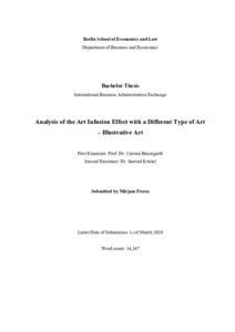 Analysis of the Art Infusion Effect with a Different Type of Art ...