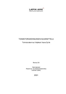 Toimistorakennuksen suunnittelu