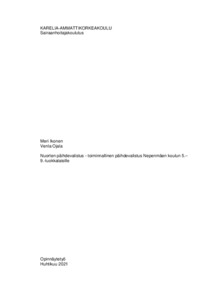 Nuorten päihdevalistus : toiminnallinen päihdevalistus Nepenmäen koulun ...