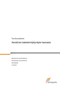 Aerobinen bakteeriviljelynäyte haavasta - Theseus