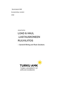 Load & Haul -lastauskoneen ruuviliitos - Theseus