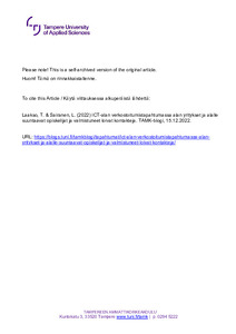 ICT-alan verkostoitumistapahtumassa alan yritykset ja alalle suuntaavat ...