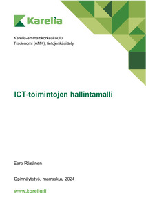 ICT-toimintojen hallintamalli - Theseus
