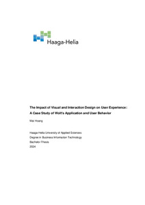 The Impact of Visual and Interaction Design on User Experience: A Case ...